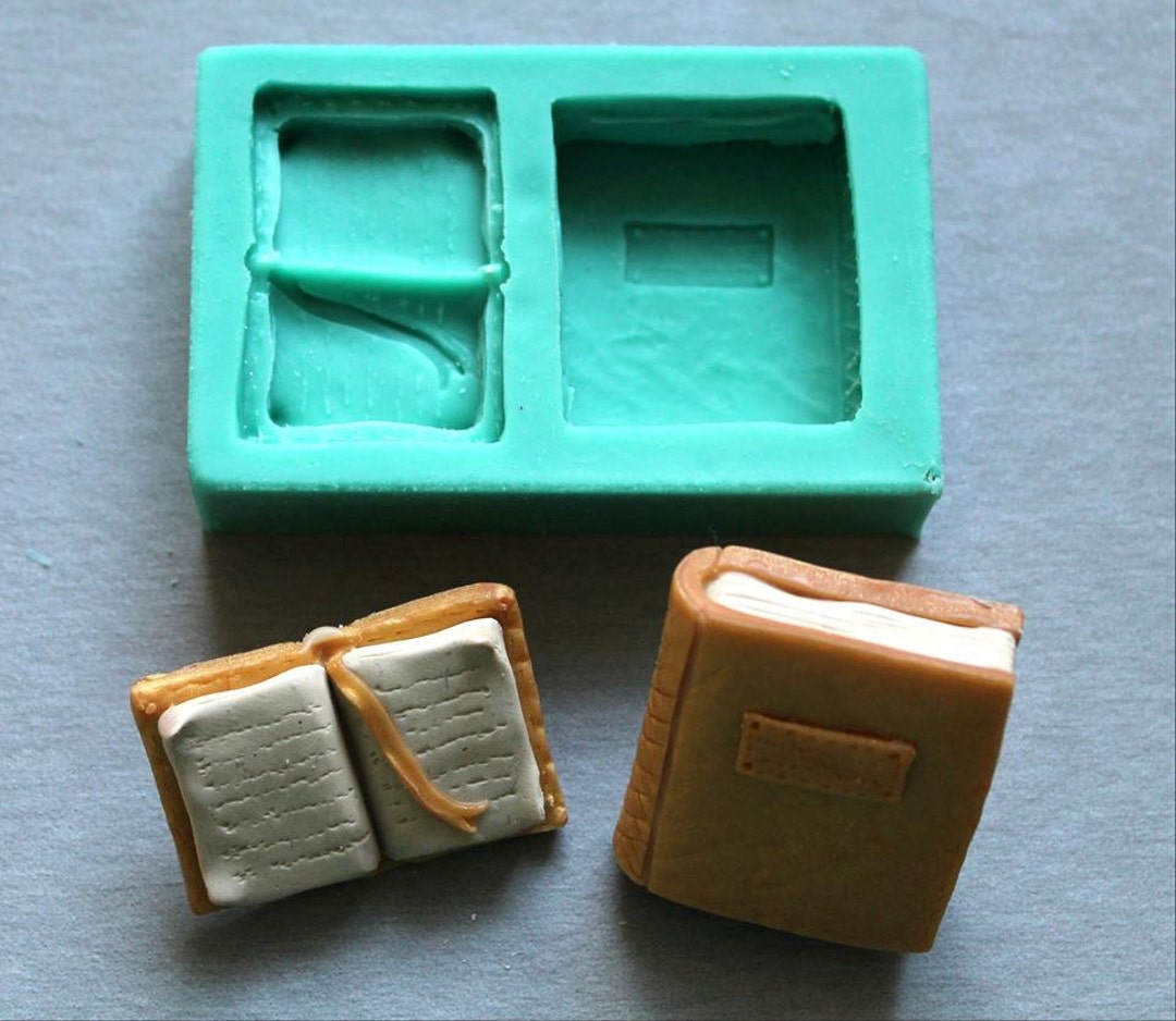 Silicone Mould BOOK Sugarcraft Cake Decorating Fondant / Fimo Mold - Etsy
