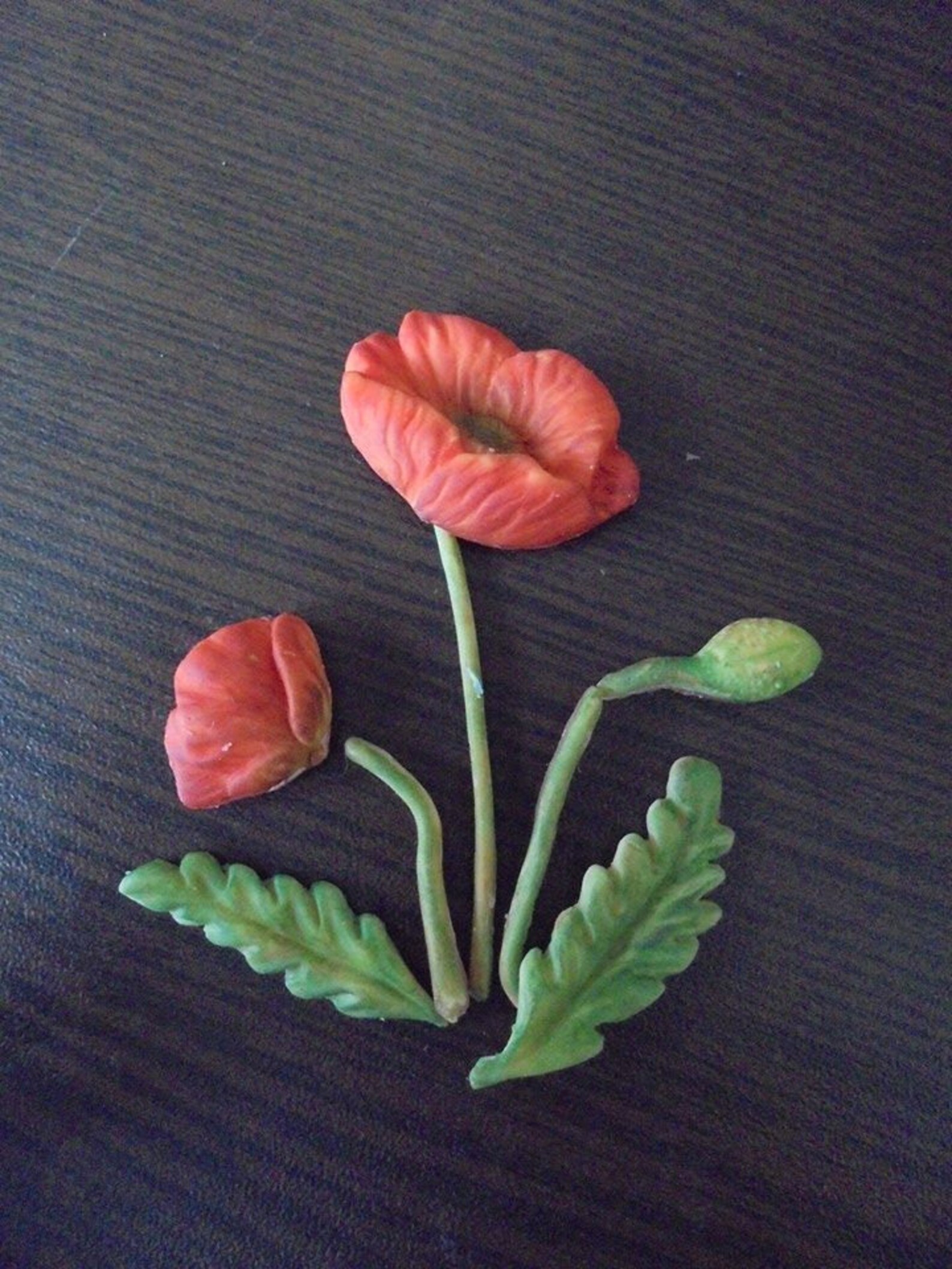 Silicone Mould POPPY Sugarcraft Cake Decorating Fondant / Fimo | Etsy