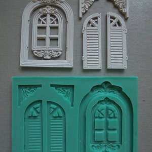 Silicone Mould / WINDOWS / Sugarcraft Cake Decorating Fondant / Fimo ...