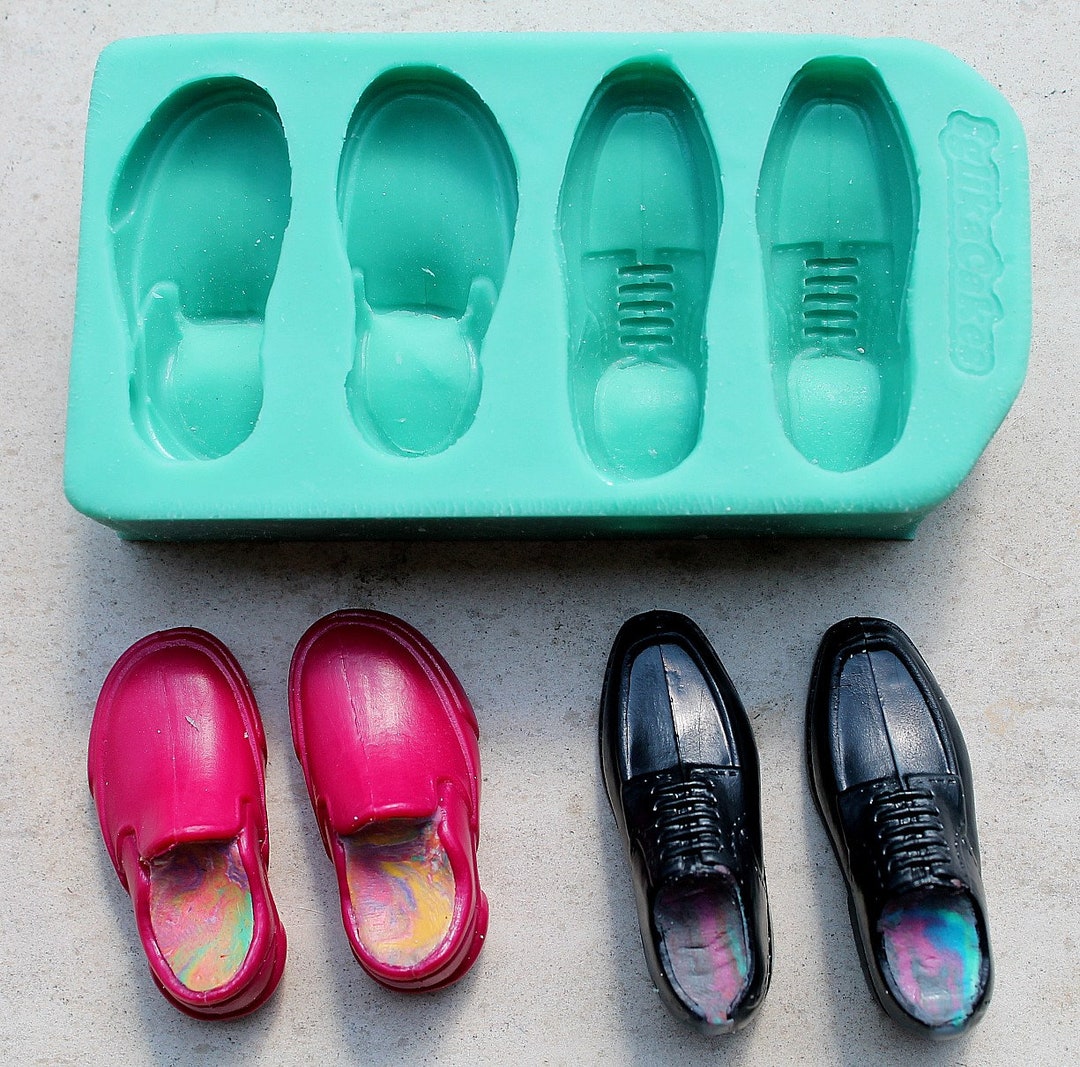 Silicone Mould / Men's Shoes / Sugarcraft Cake Decorating Fondant ...