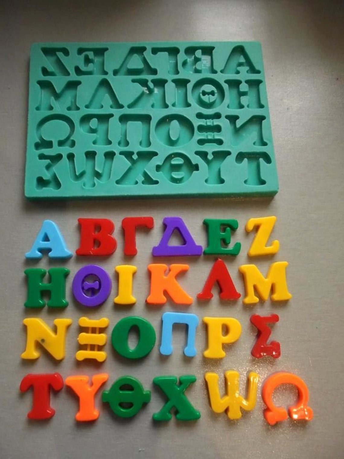 Silicone Mould / GREEK ALPHABET / Sugarcraft Cake Decorating Fondant ...