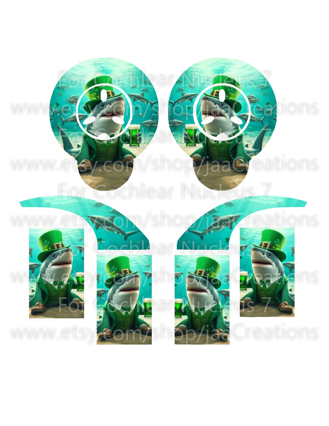 Patterns for Cochlear Nucleus 7 Sticker - Etsy