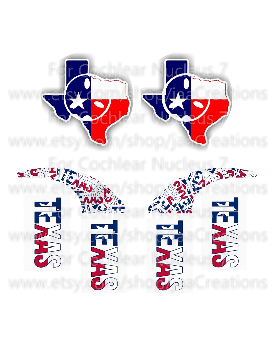 Patterns for Cochlear Nucleus 7 Sticker - Etsy