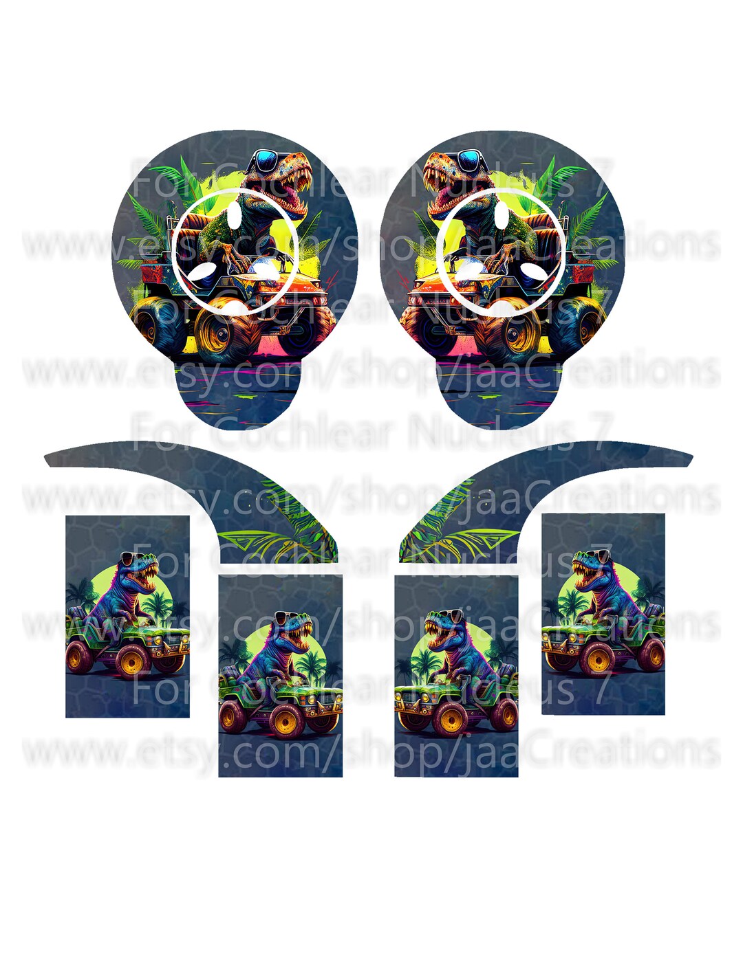 Animal Design for Implants N8, N7, N6, Kanso,kanso 2, Osia 2, Baha 6 ...
