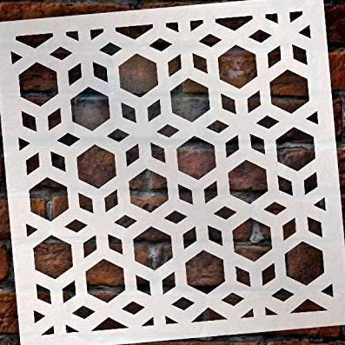 Fun With Shapes Stacked Stone Stencil Studior12 Wood Sign - Etsy