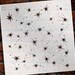 Pixie Dust Pattern Stencil 6 X 6 STCL886_1 by - Etsy