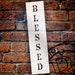 Blessed Vertical Old Fashioned Word Stencil Select Size by Studior12 - Etsy