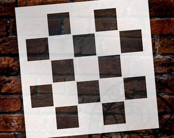 Acrylic Checkered Stencil - Etsy