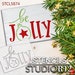 Be Jolly Stencil With Star Ornament by Studior12 DIY Simple Modern ...