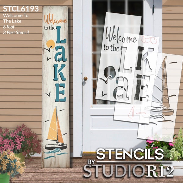 Vertical Lake Sign - Etsy