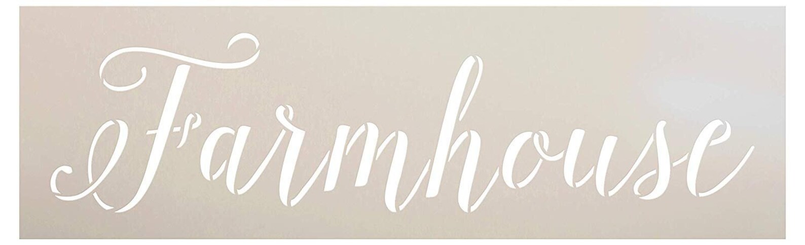Farmhouse Word Stencil by Studior12 Wood Signs Word Art | Etsy