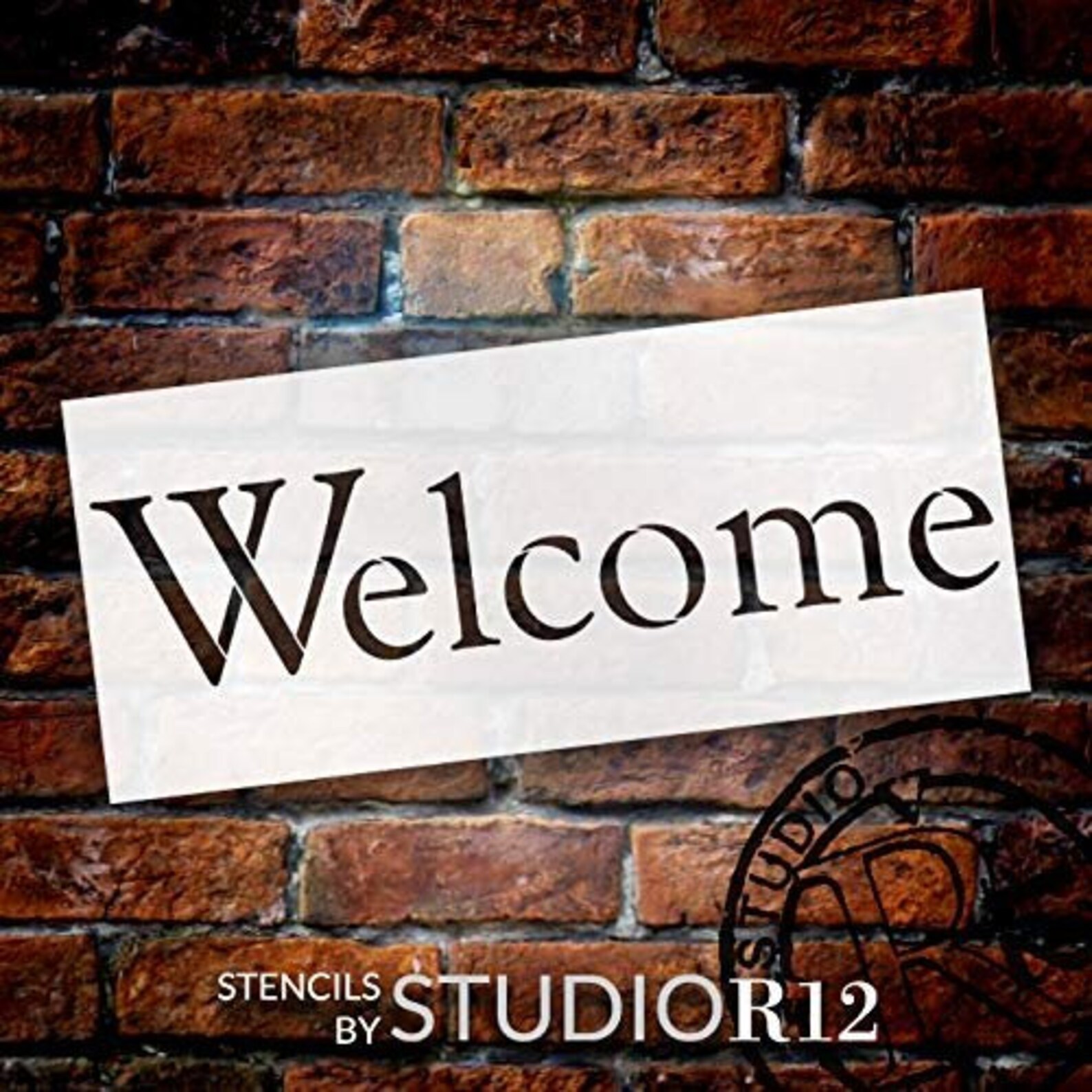 Welcome Sign Stencil by Studior12 Reusable Mylar Template | Etsy