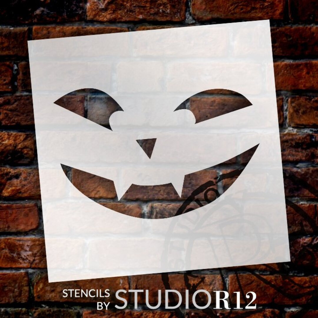 Vampire Jack-o-lantern Stencil by Studior12 Craft & Paint DIY Halloween ...
