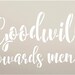 Goodwill Towards Men Stencil by Studior12 DIY Christmas Holiday ...