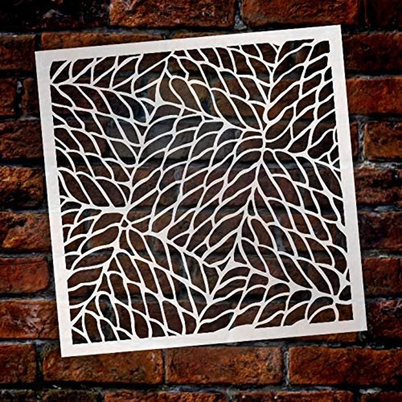 Multimedia Twisted Thread Rope Checked Stencil Studior12 - Etsy