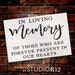 In Loving Memory Stencil by Studior12 Craft DIY Wedding Decor Paint ...