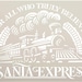 Santa Express All Who Believe Stencil by Studior12 DIY Christmas Home ...