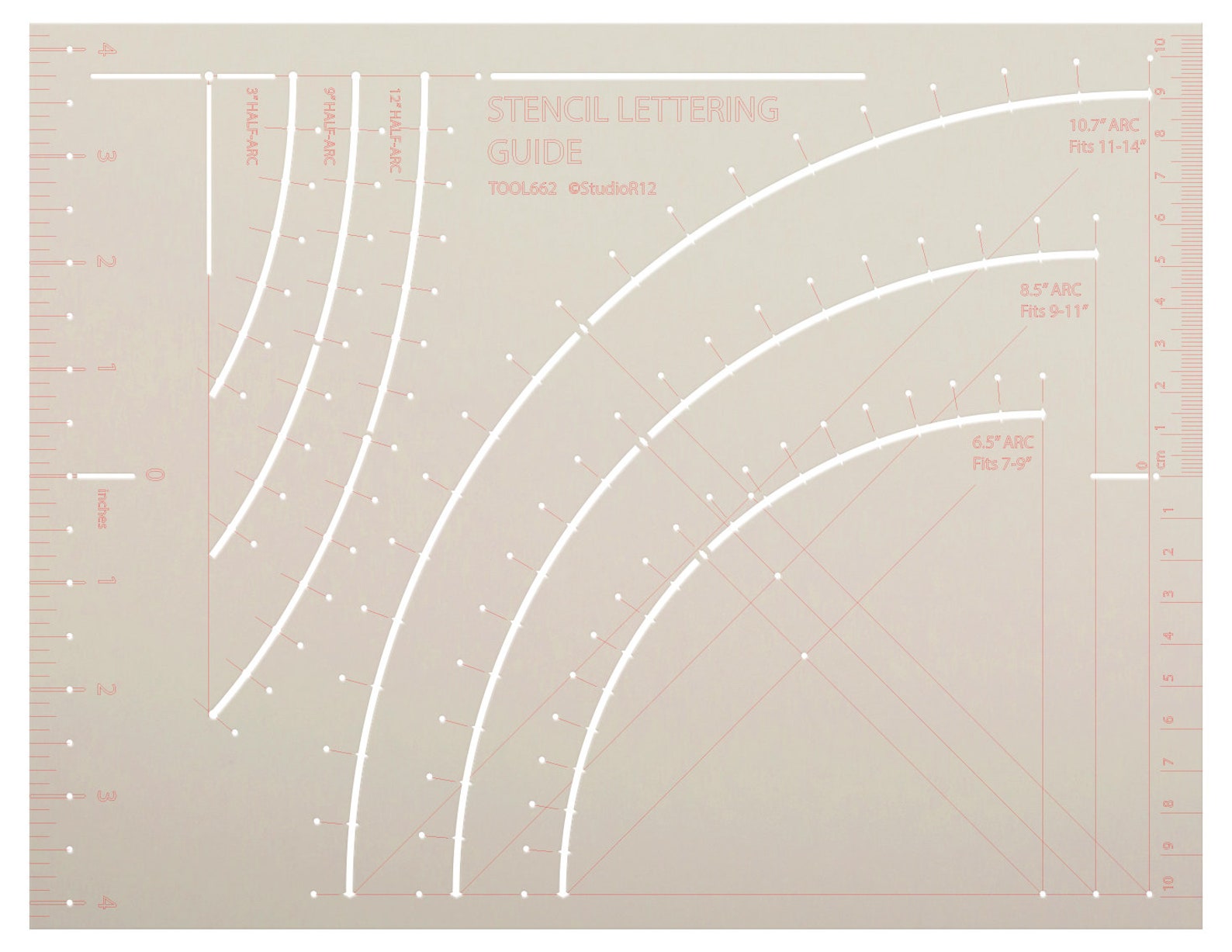 Stencil Lettering Tool by Studior12 Size 8.5 X 11 Inch - Etsy