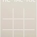 Tic Tac Toe Board Stencil by Studior12 DIY Family Children XOXO Game ...
