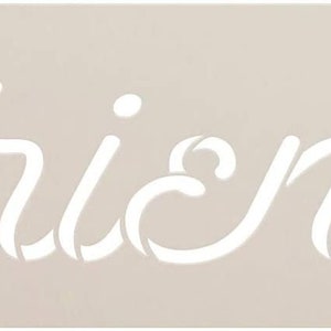 Friends Cursive Script Stencil by Studior12 DIY Dainty Family Home ...