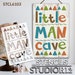 Little Man Cave Stencil by Studior12 Craft DIY Kid's Room Home Decor ...