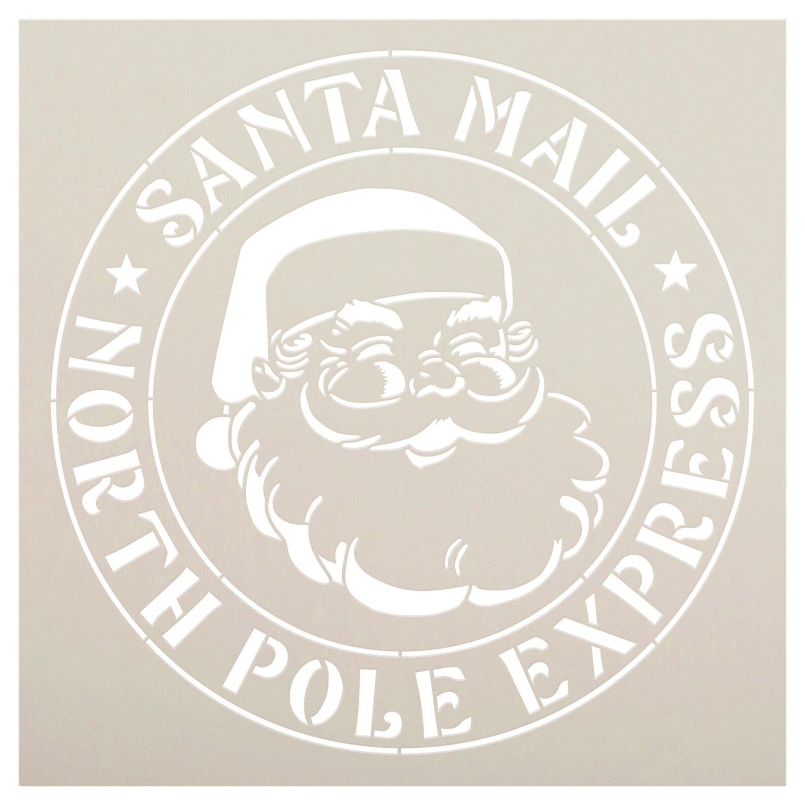 Santa Mail North Pole Express Stencil by Studior12 Select - Etsy