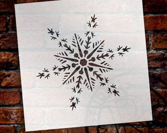 Delicate Snowflake Stencil by Studior12 Christmas Holiday | Etsy