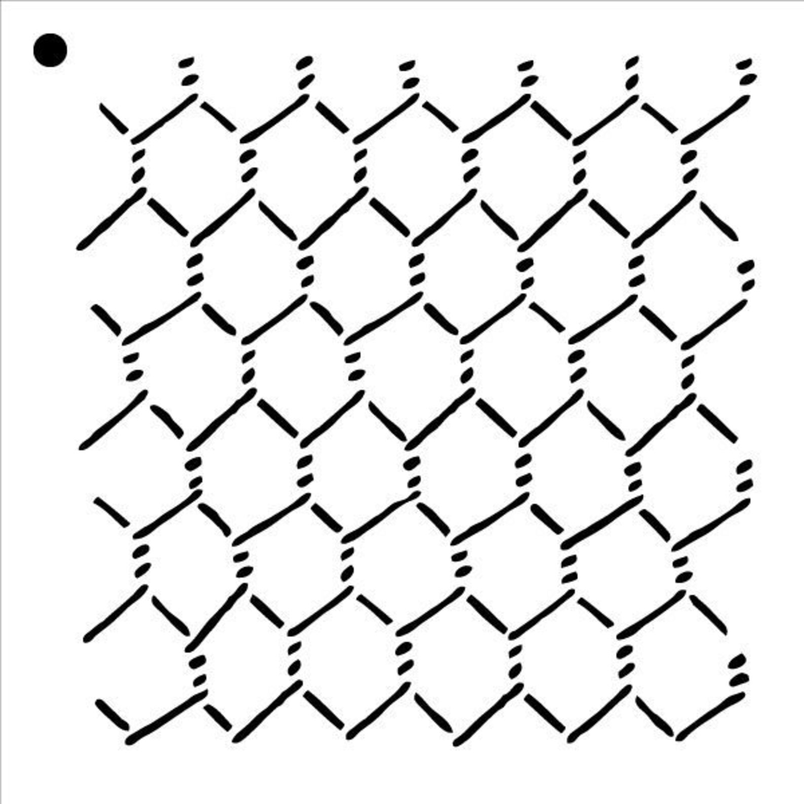 Chicken Wire Stencil by Studior12 Country Background Pattern Reusable ...