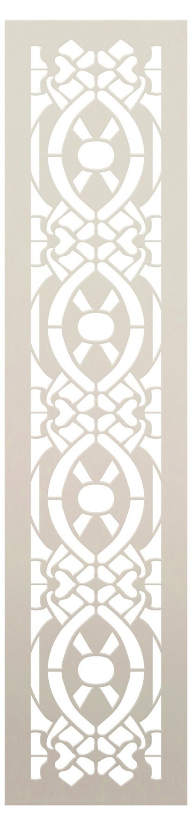 Medieval Seeing Eye Band Stencil by Studior12 DIY Backsplash | Etsy