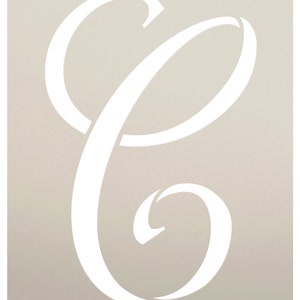 C graceful Monogram Stencil Select Size STCL1903 by Studior12 - Etsy