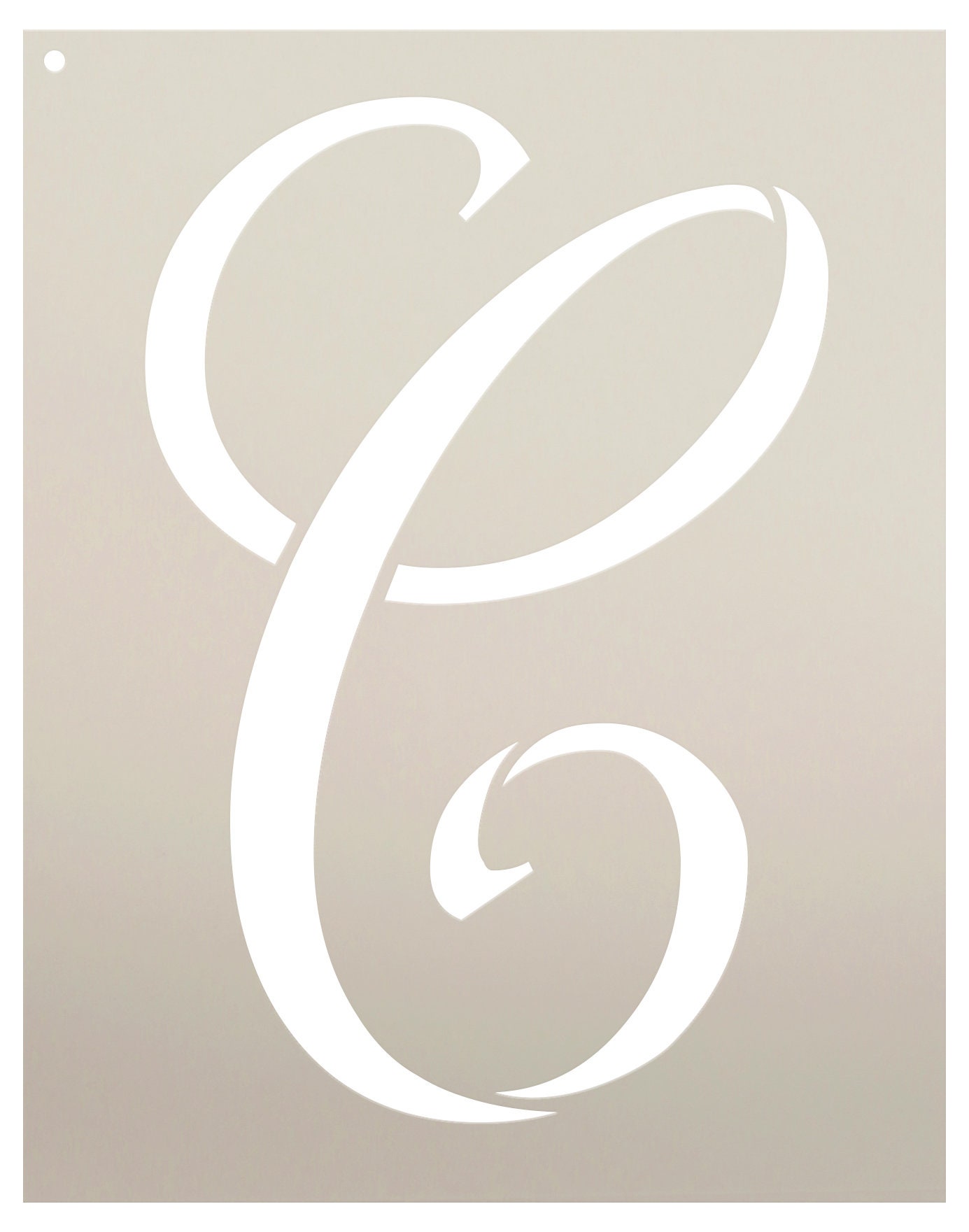 C graceful Monogram Stencil Select Size STCL1903 by - Etsy