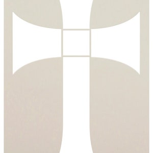 Gothic Cross Stencil by Studior12 Christian Symbol Collage - Etsy