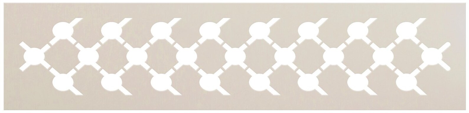 Diamond Square Dot Pattern Stencil by Studior12 Craft DIY - Etsy