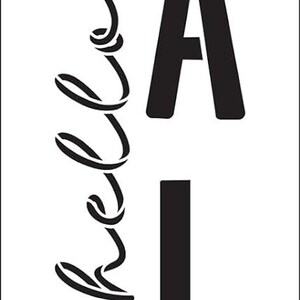 Script Hello Fall Stencil by Studior12 USA Made DIY Autumn Home Decor ...