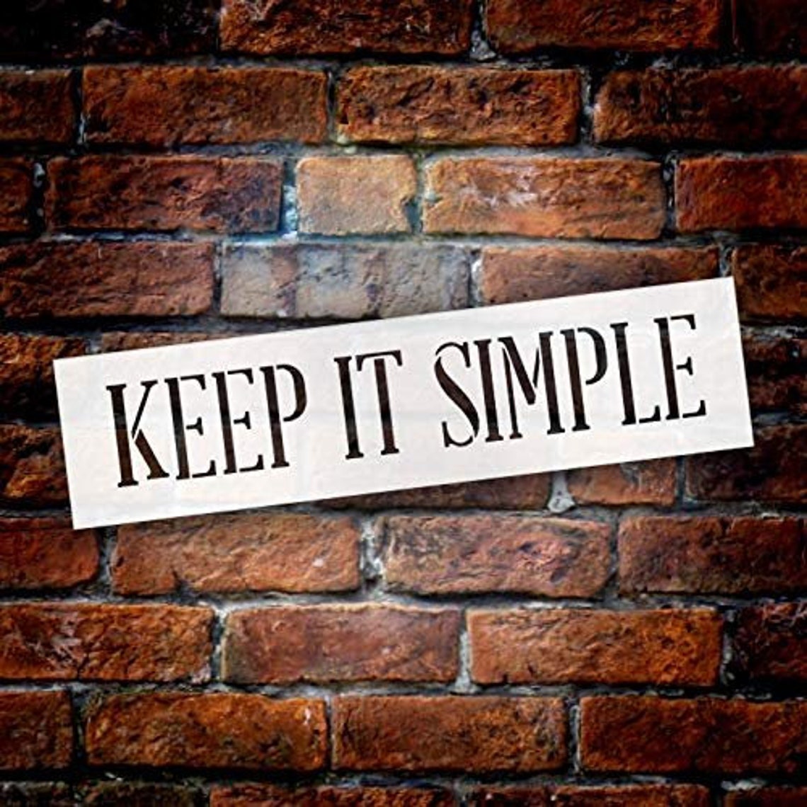Keep It Simple Stencil by Studior12 Reusable Mylar Template - Etsy