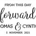 Personalized From This Day Forward Stencil by Studior12 Select Size USA ...