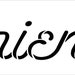 Friends Cursive Script Stencil by Studior12 DIY Dainty Family Home ...
