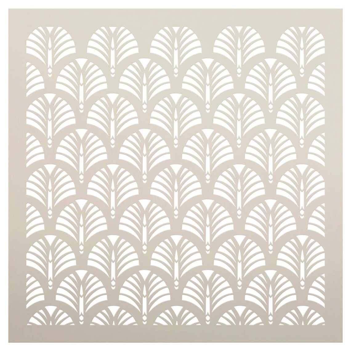 Studior12 Mixed Media Stencil Egyptian Leaf Pattern DIY - Etsy