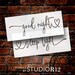 Good Night Sleep Tight Script Stencil With Heart by Studior12 DIY ...