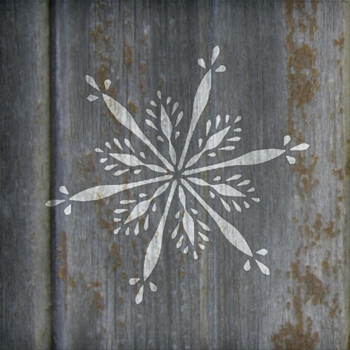 Delicate Snowflake Stencil by Studior12 Reusable Christmas - Etsy