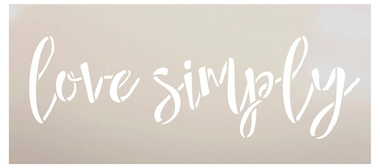 Love Simply Stencil by Studior12 Wood Signs Rm Word Art - Etsy