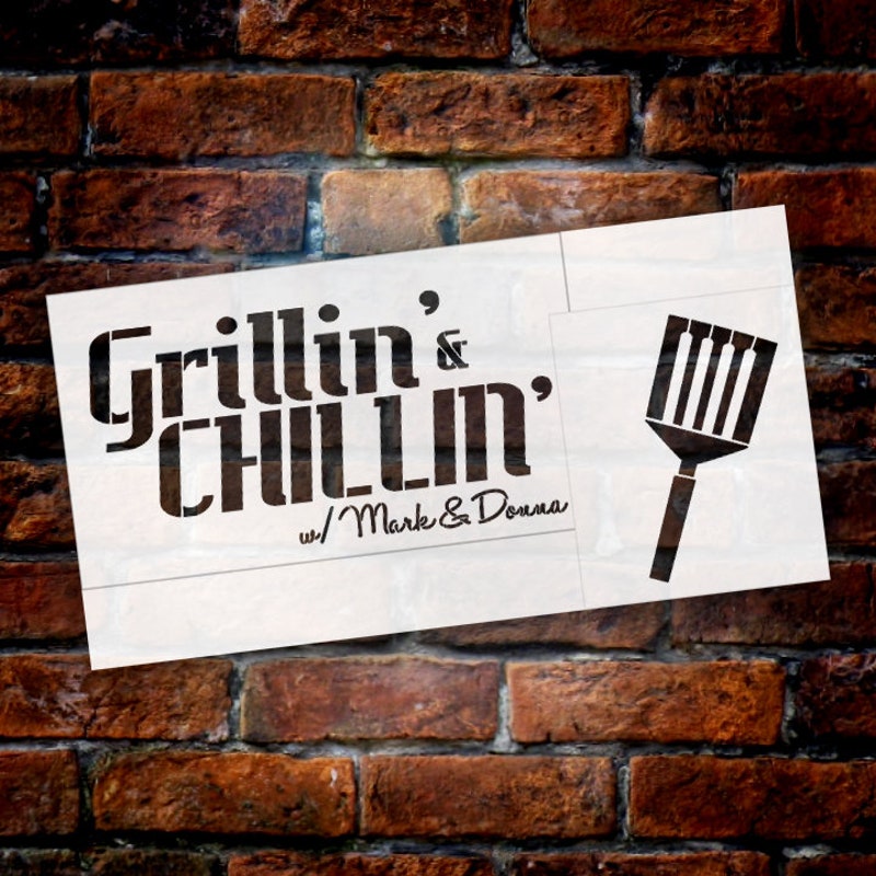 Grillin Chillin Sign - Etsy