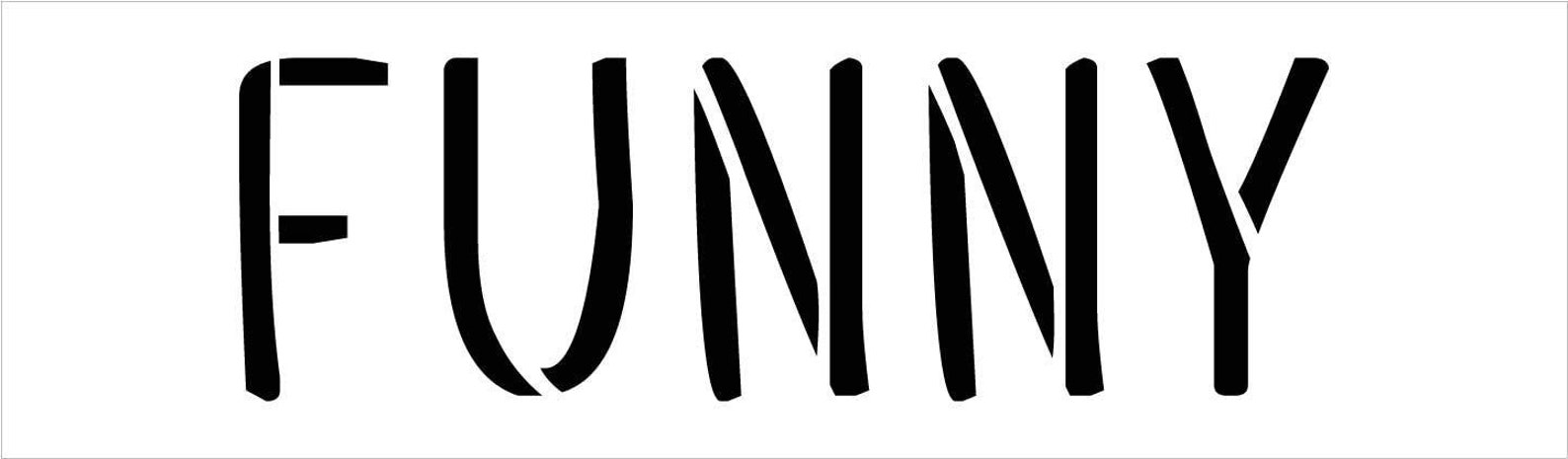 Funny Word Stencil by Studior12 DIY Inspiration Humor Quote - Etsy