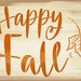 Happy Fall Stencil by Studior12 Craft DIY Autumn Leaves Home Decor ...