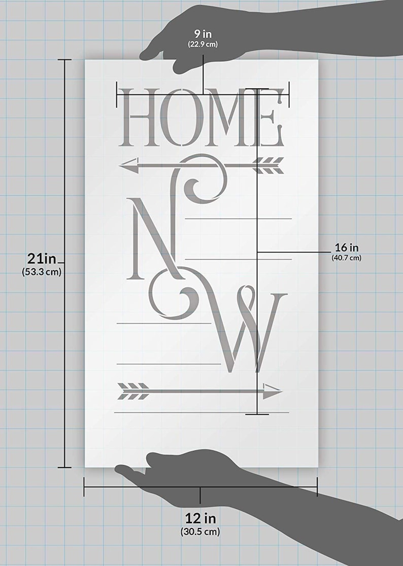 DIY Home Coordinates Stencil Set by Studior12 Stencil Kit - Etsy