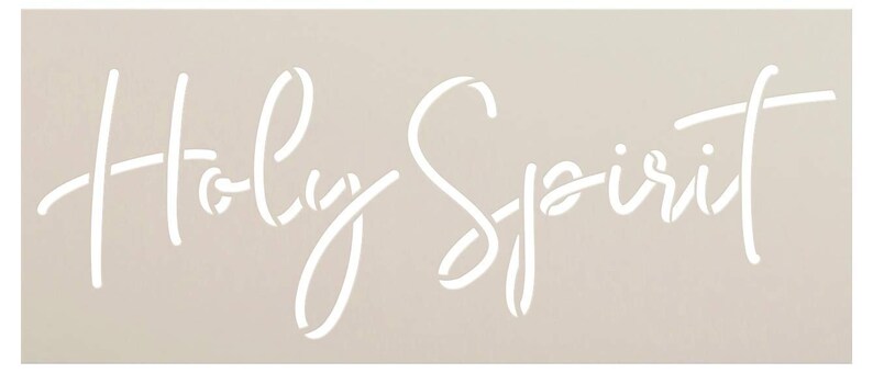 Holy Spirit Stencil by Studior12 You Are Welcome DIY - Etsy