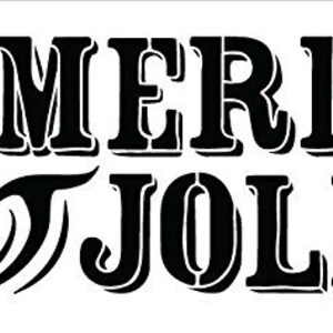 Merry & Jolly Stencil by Studior12 Elegant Christmas Word Art Reusable ...
