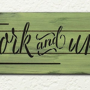 Uncork and Unwind With Bottle Stencil by Studior12 Wine Lover Craft DIY ...