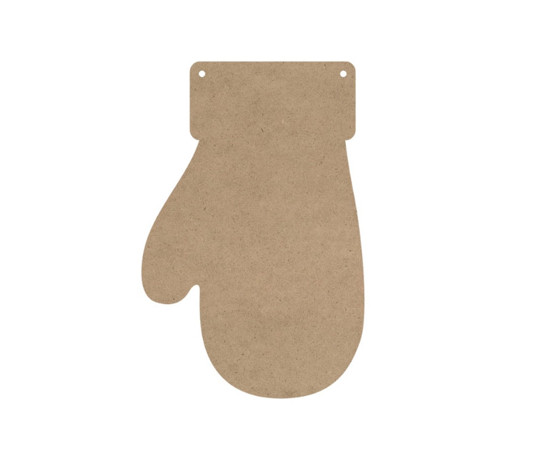 Simple Mitten Shaped Wood Surface WDSF1141 - Etsy