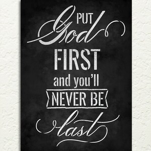 Put God First Stencil by Studior12 DIY Farmhouse Faith Home Decor Craft ...